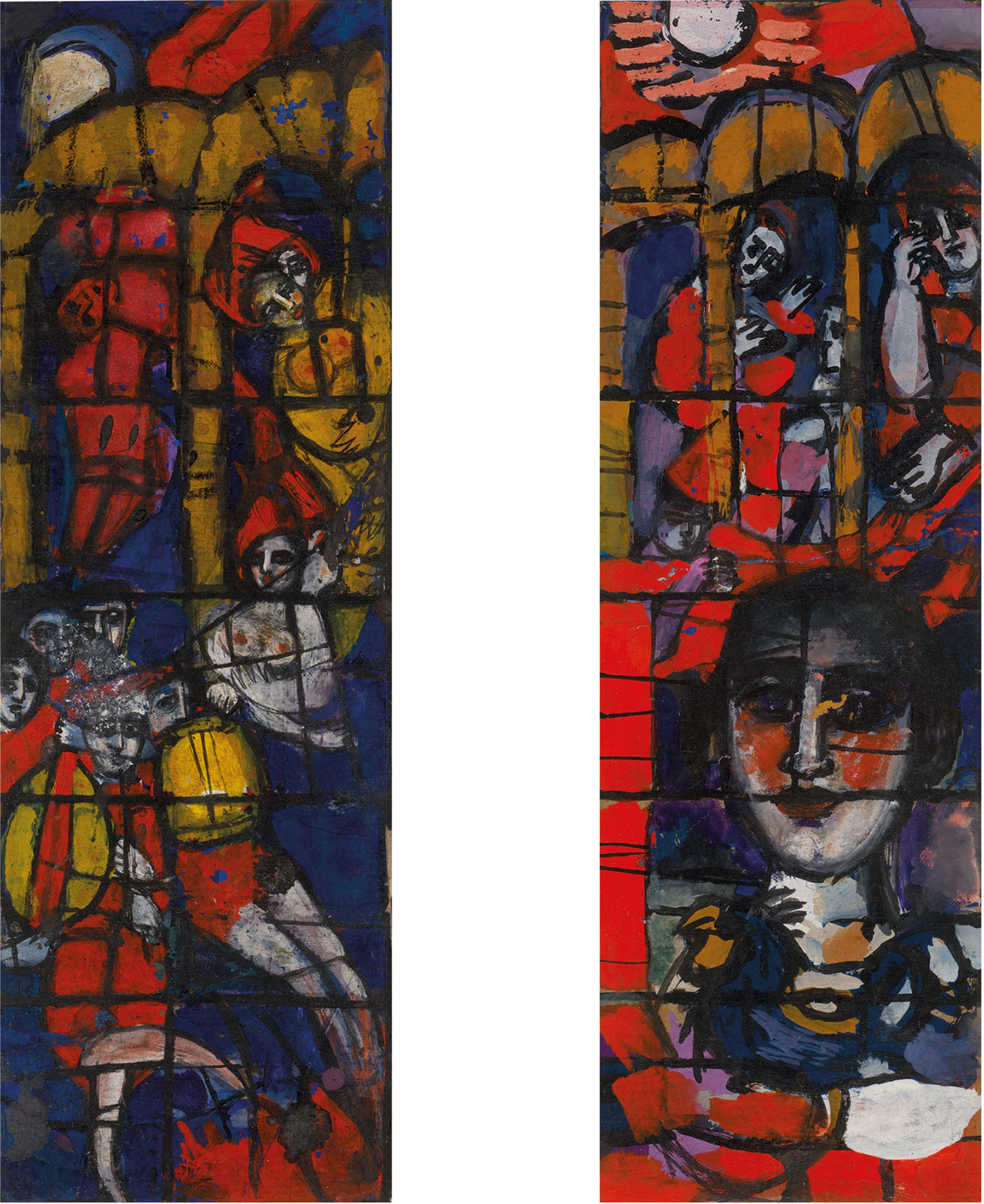 Early Boty study for stained glass sold at Christie’s – Pauline Boty