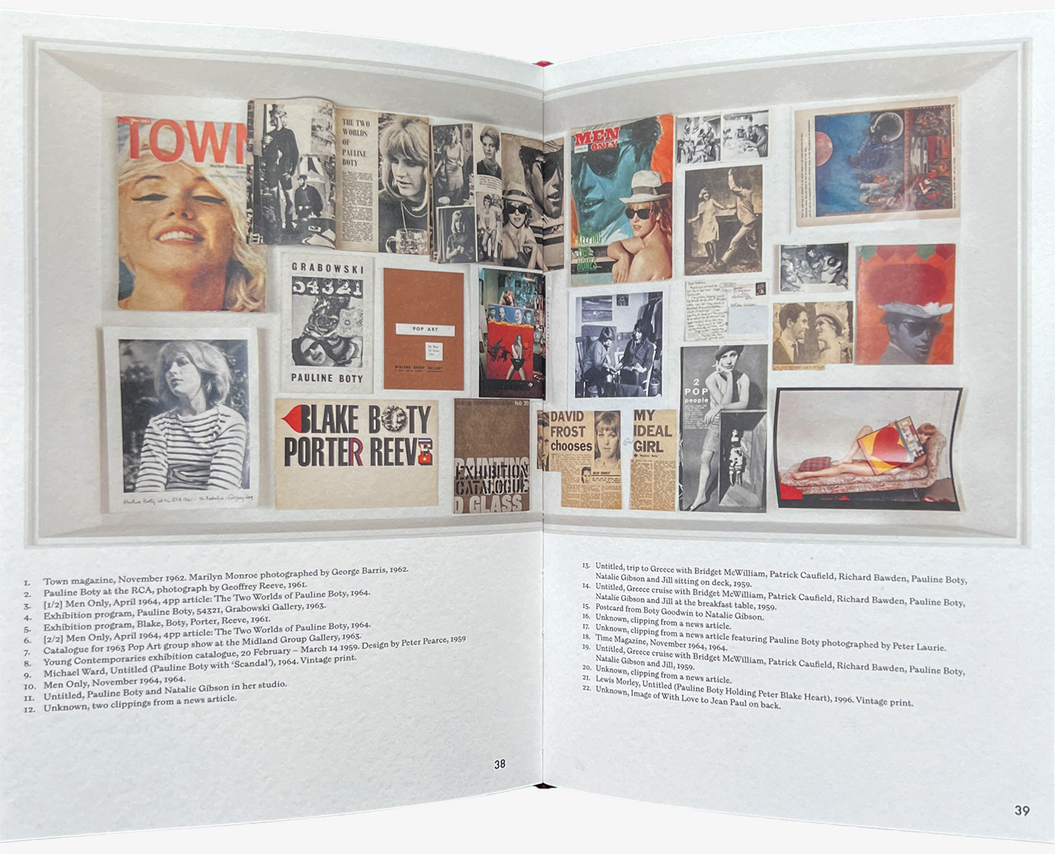 “Pauline Boty: A Portrait” exhibition catalogue published by Gazelli ...